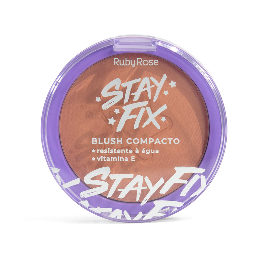 Rubor Compacto Stay Fix Ruby Rose - Surticosméticos